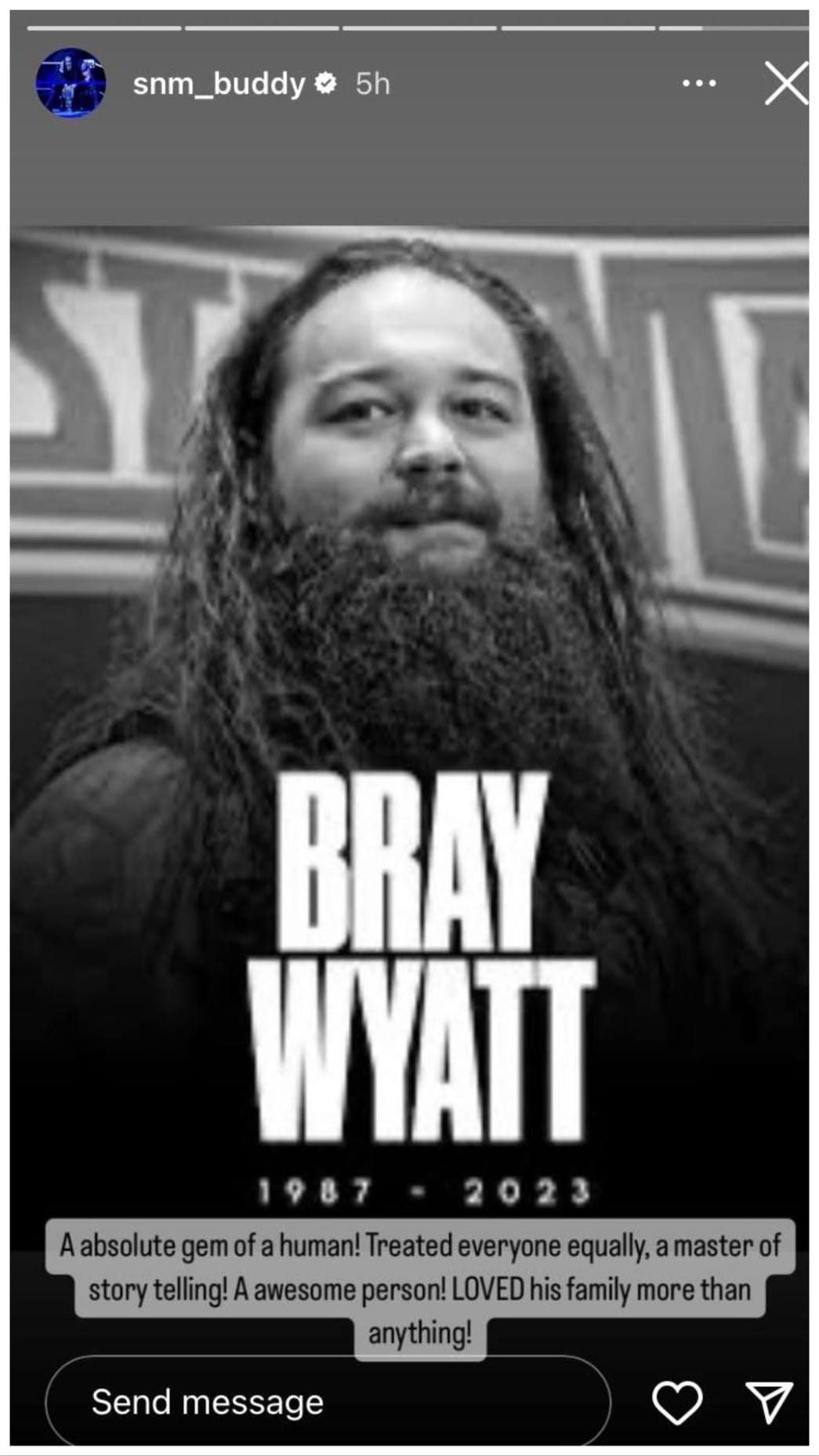 AEW star Buddy Matthews pays tribute to Bray Wyatt