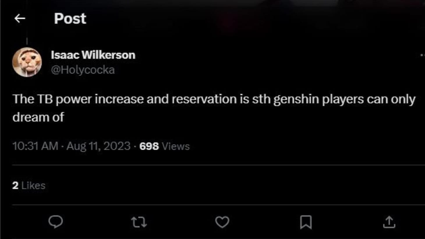 'The Trailblaze Power increase is something Genshin players can only ...