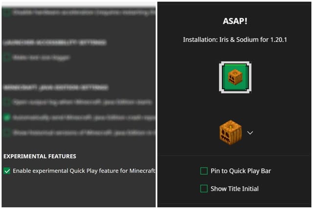 Minecraft Quick Play guide: Uses, features, and settings explored