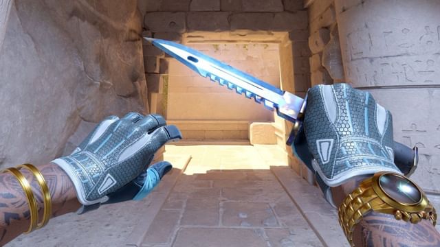 CS:GO player unboxes world's #2 pattern M9 Bayonet Blue Gem, bids start ...