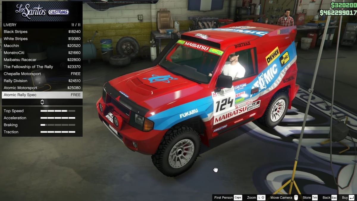 How to unlock Atomic Rally Spec livery for Maibatsu MonstroCiti in GTA ...