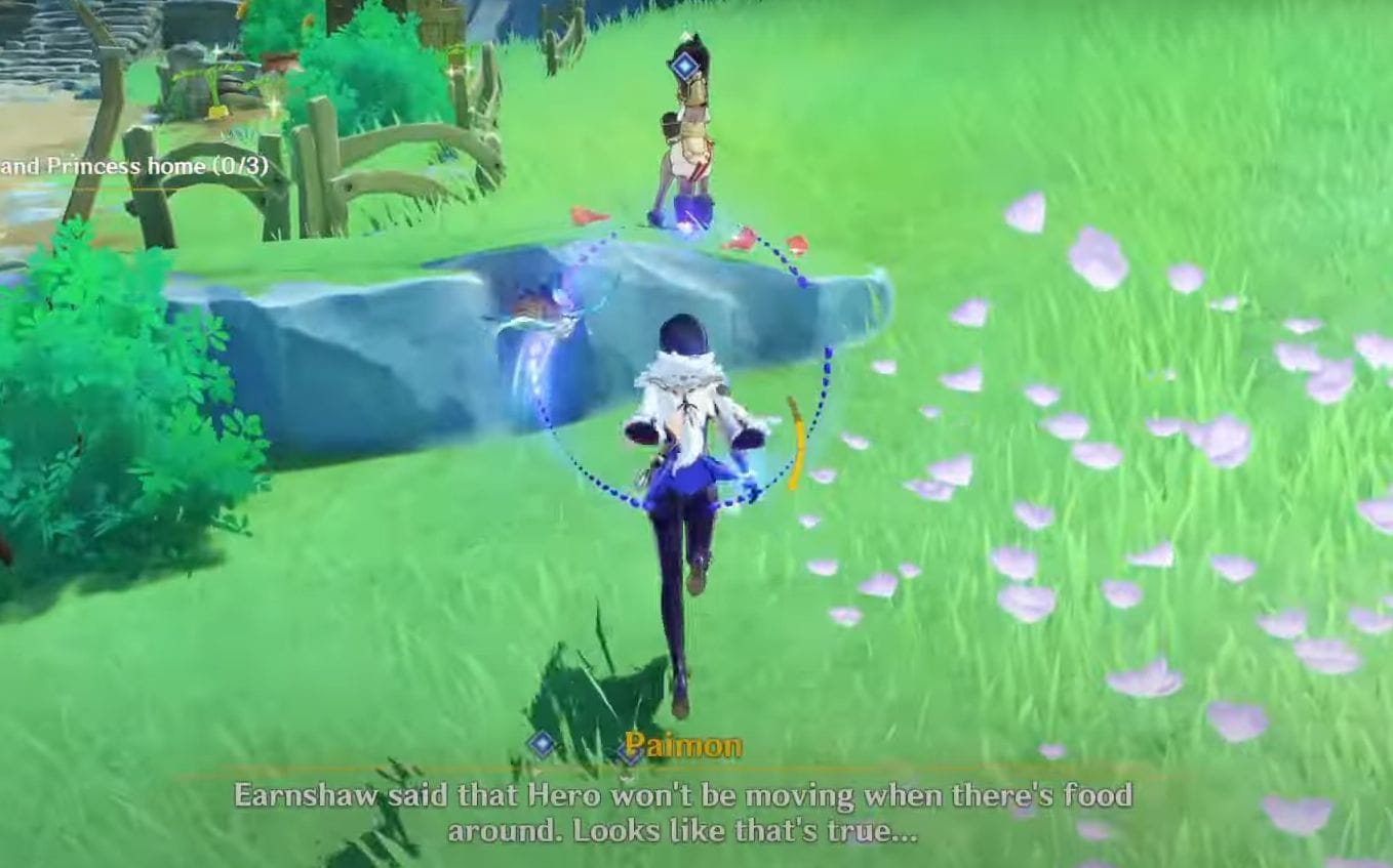 Genshin Impact: Upon a Flowery Field of Grass quest guide and location