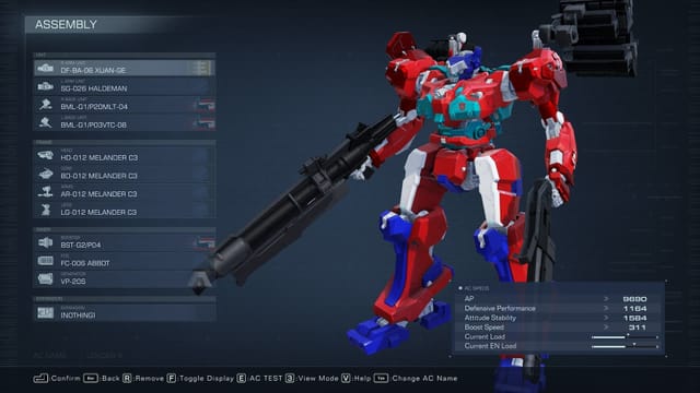 optimus prime: Armored Core 6 Transformers Optimus Prime build guide ...