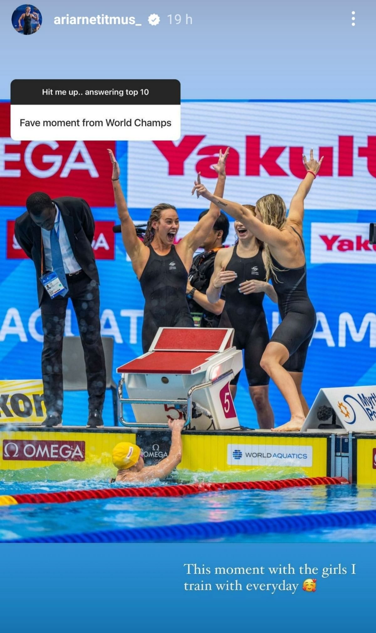 "A glass of bubbles" - Ariarne Titmus on her 2023 World Aquatics Championships experience, post ...