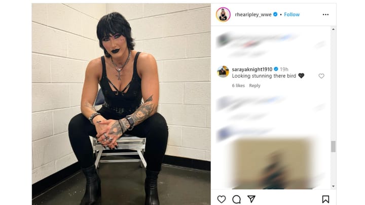 Saraya's family member reacts to Rhea Ripley's stunning new look following WWE SummerSlam