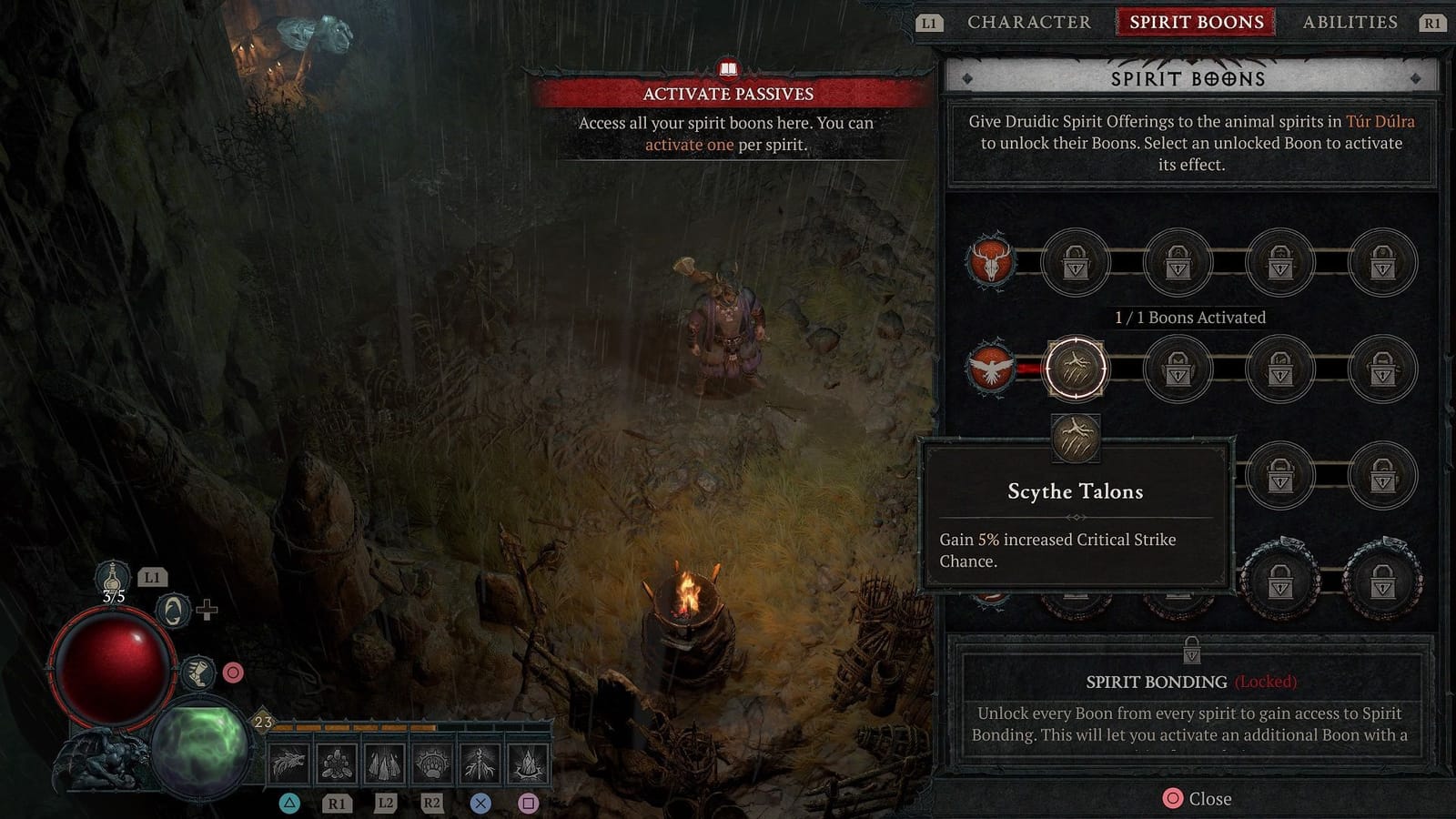 All Diablo 4 Druid Spirit Boons, explained