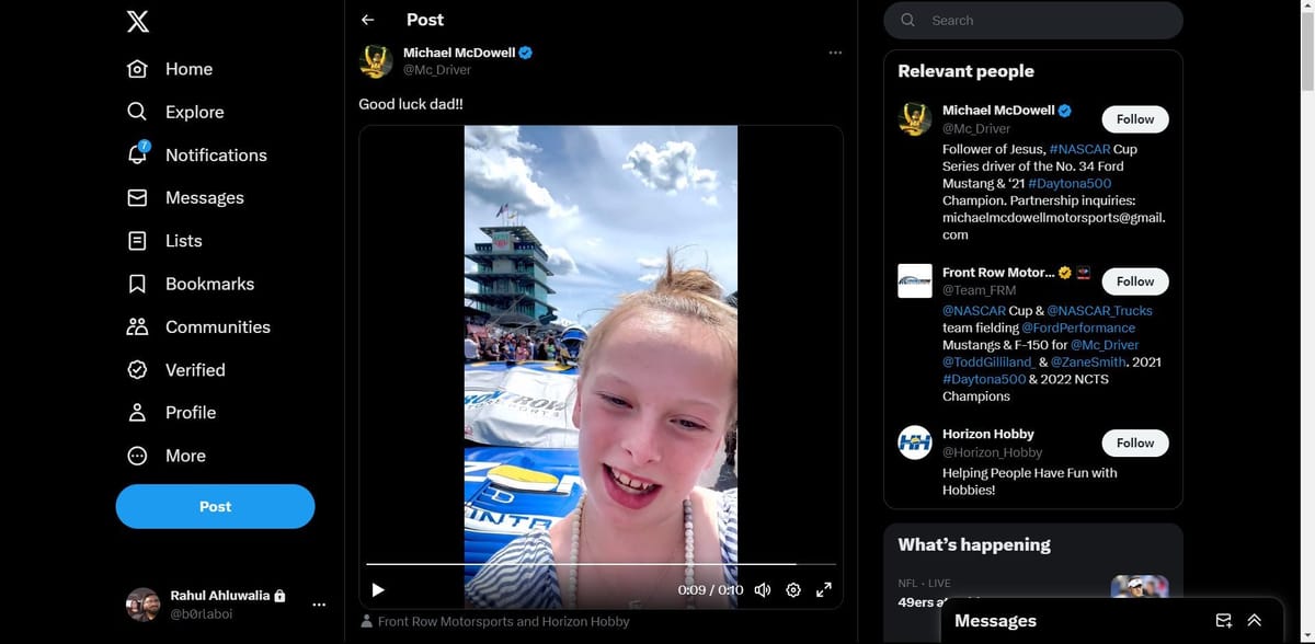 “We’re gonna kiss those bricks”: Michael McDowell’s daughter predicted ...