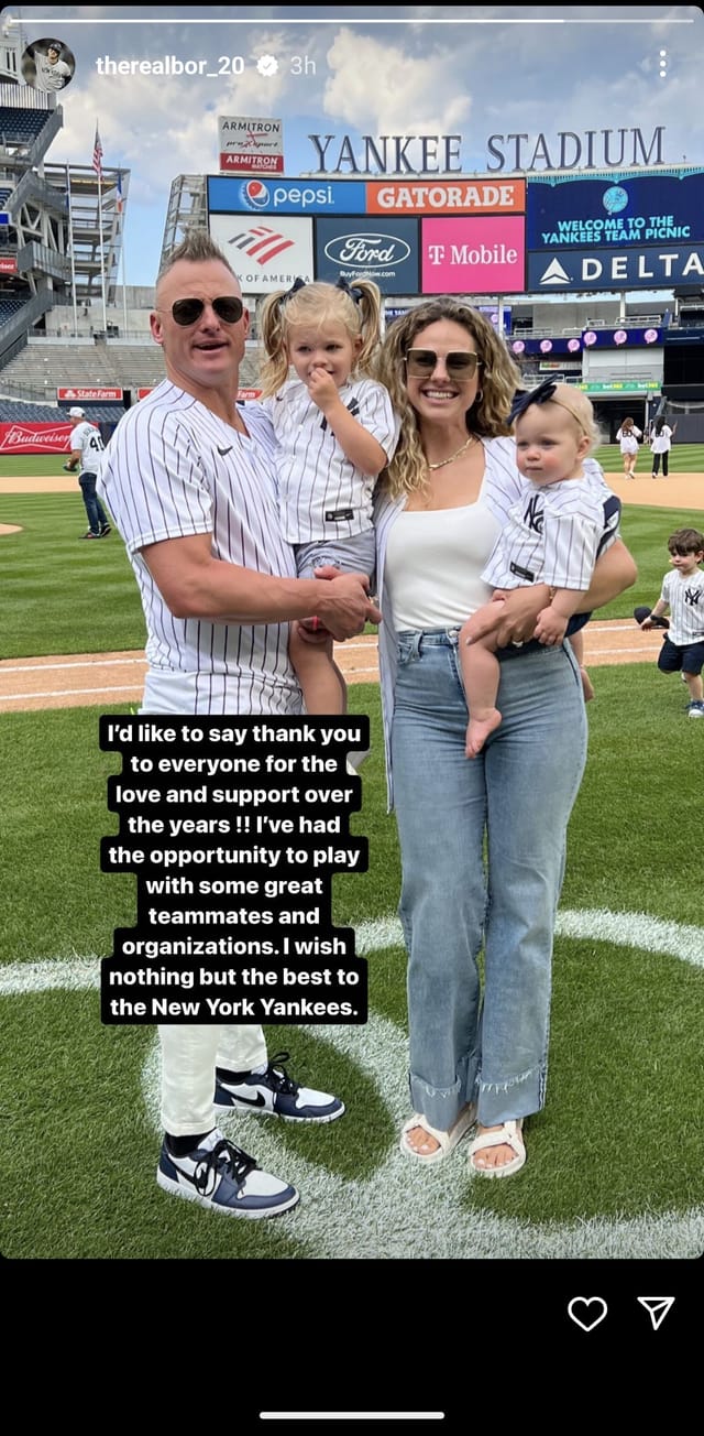 Josh Donaldson pens emotional goodbye as Yankees release $92,000,000 star