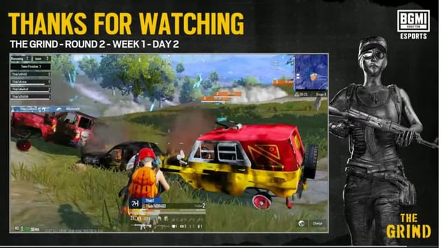 BGIS 2023 The Grind Round 2 Day 2 Group 2: Overall standings, qualified teams, highlights, and more