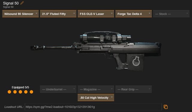 JGOD's "Broken" Signal 50 loadout for Warzone 2 Season 5 Reloaded
