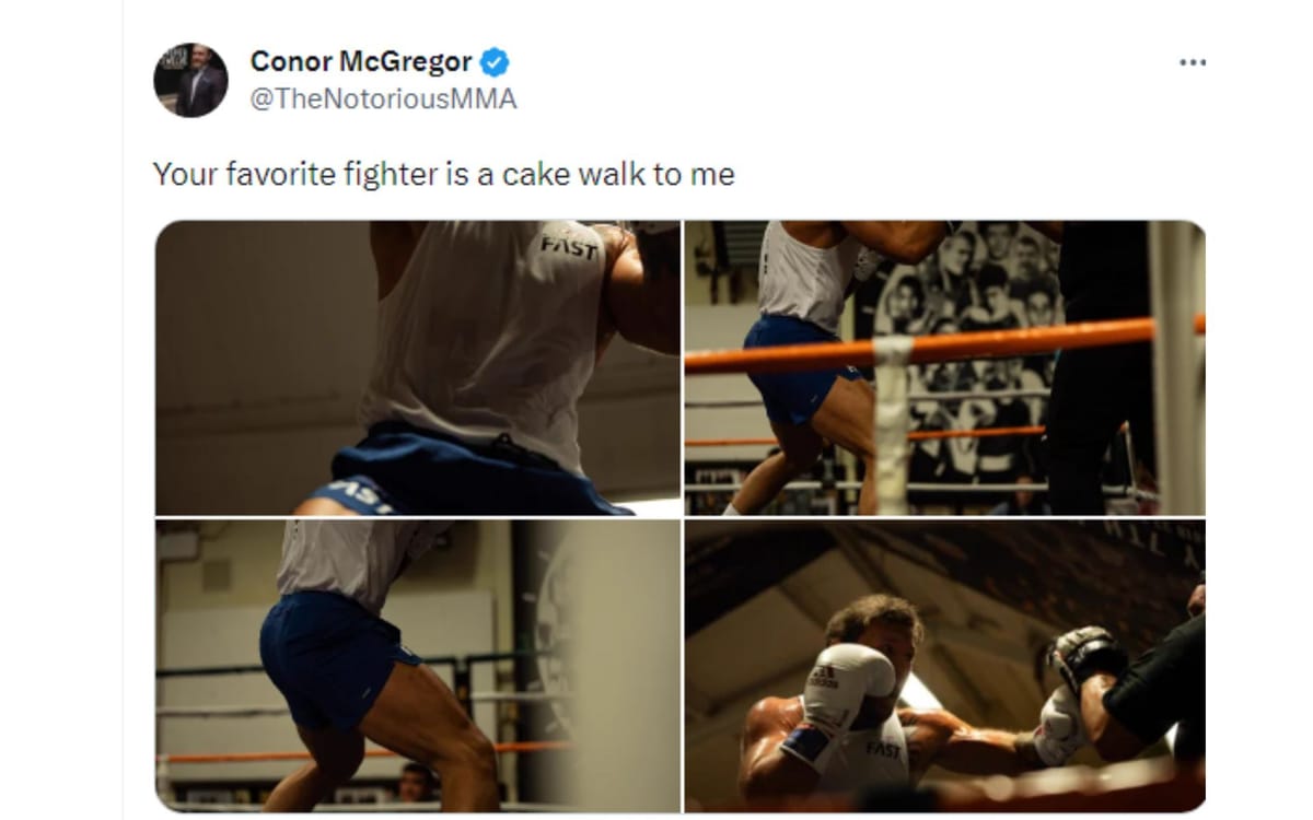 Conor McGregor reacts: "What a fighter this man was" - Conor McGregor ...