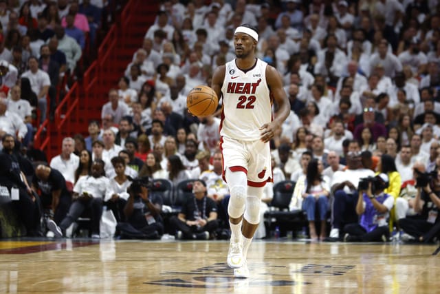 "He's not out on the pitch with the real ones" - Jimmy Butler taunts J ...