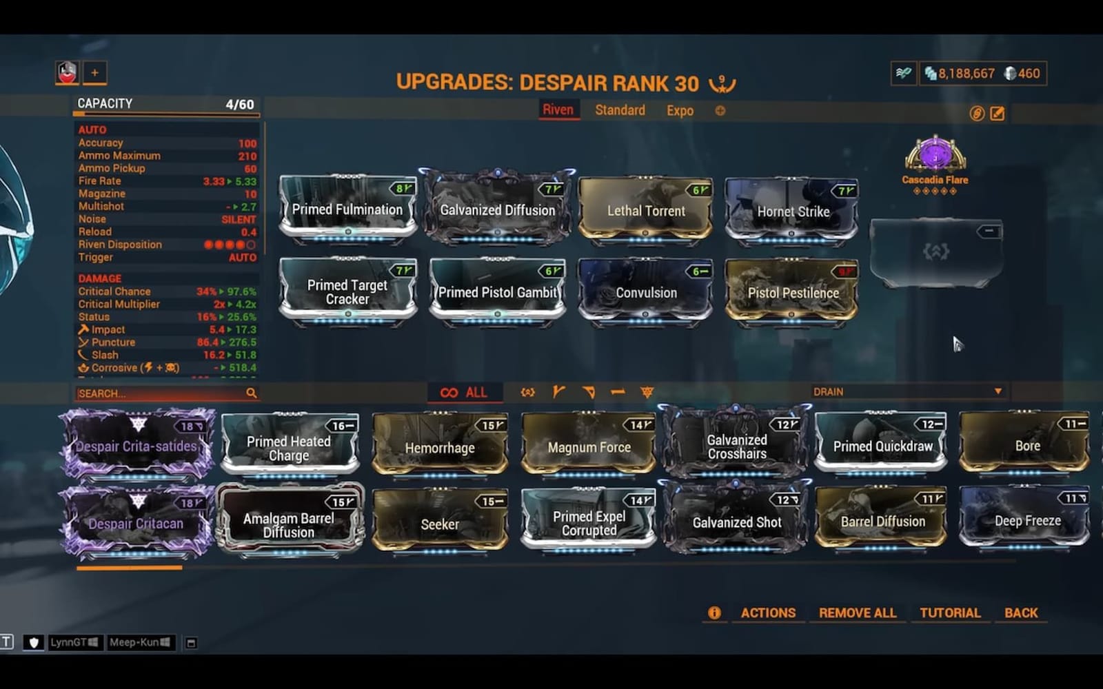 Warframe Incarnon Despair build guide: How to farm, recommended mods ...