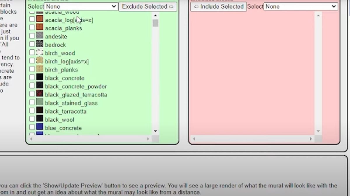 How to turn any picture into Minecraft blocks?