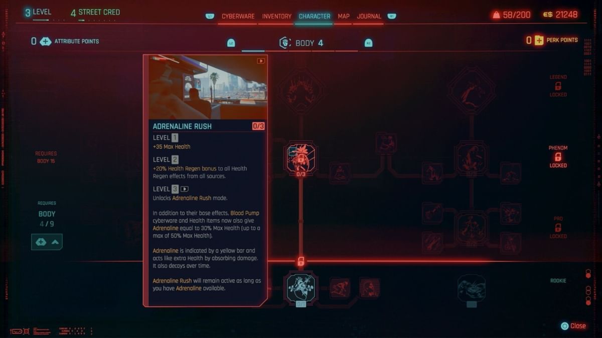 10 best Body perks to get first in Cyberpunk 2077 Phantom Liberty (2.0)