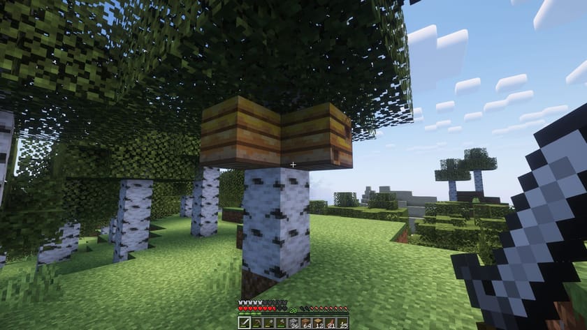 Minecraft player reportedly discovers two naturally generated bee nests ...