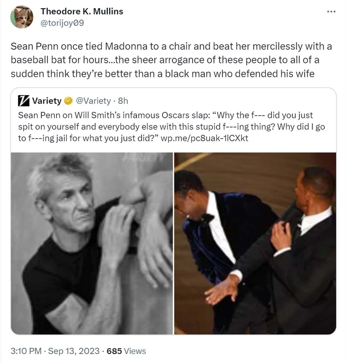 What did Sean Penn say about Will Smith? Internet calls out actor's ...
