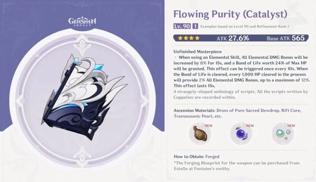 Genshin Impact Wriothesley weapons build guide: Best 5-star and 4-star ...