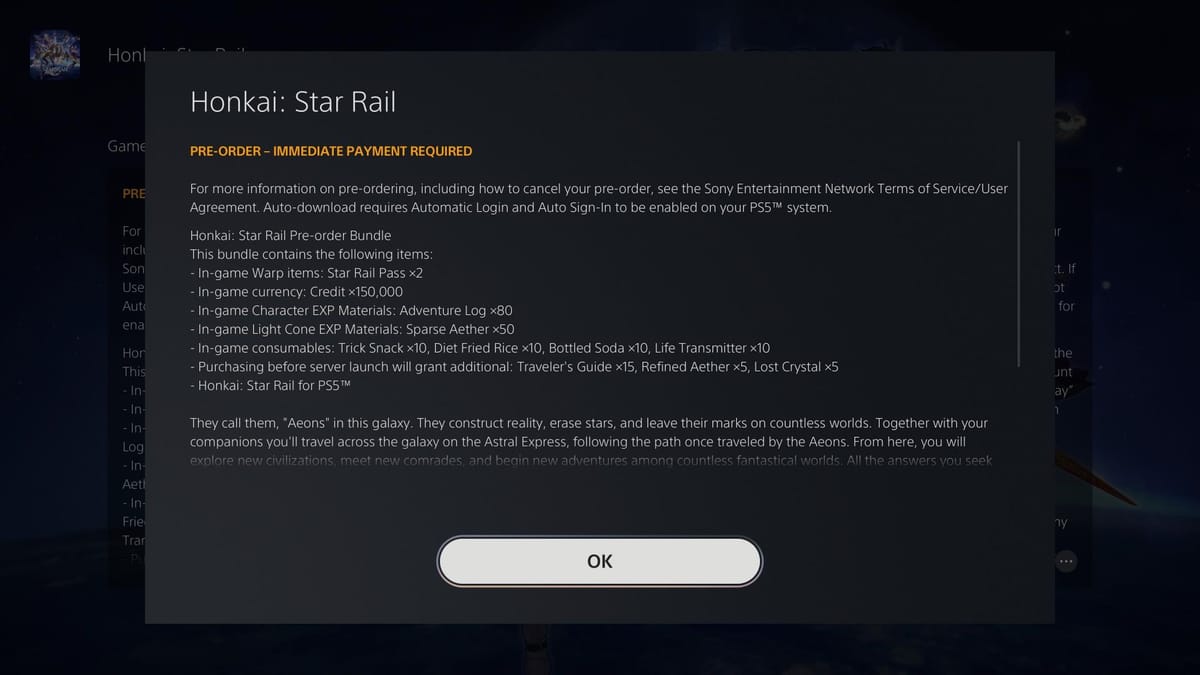 playstation 5: Honkai Star Rail PlayStation 5 pre-order guide: How to ...