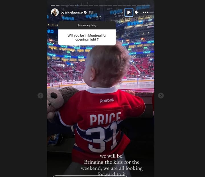 Carey Price's wife Angela provides Canadiens fans encouraging update ...