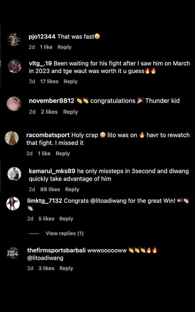 “Lito was on fire” - Fans react to Lito Adiwang’s lightning-quick KO of ...