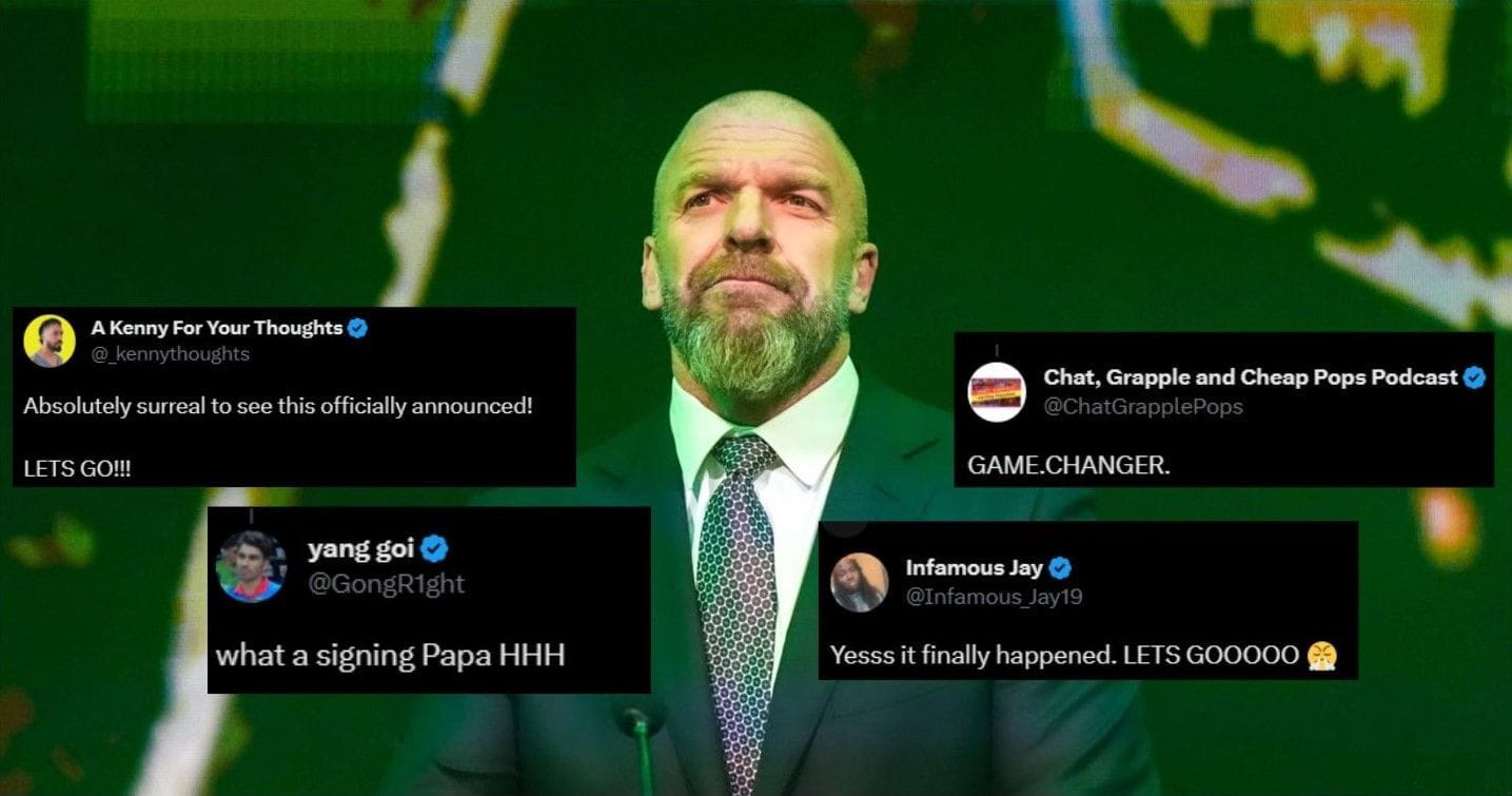 "GAME CHANGER", "THANK YOU PAPA H" - WWE Universe explodes as Triple H ...