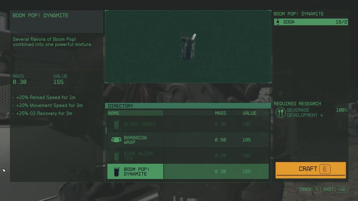 Recipe: 10 best Starfield recipes and how to craft them