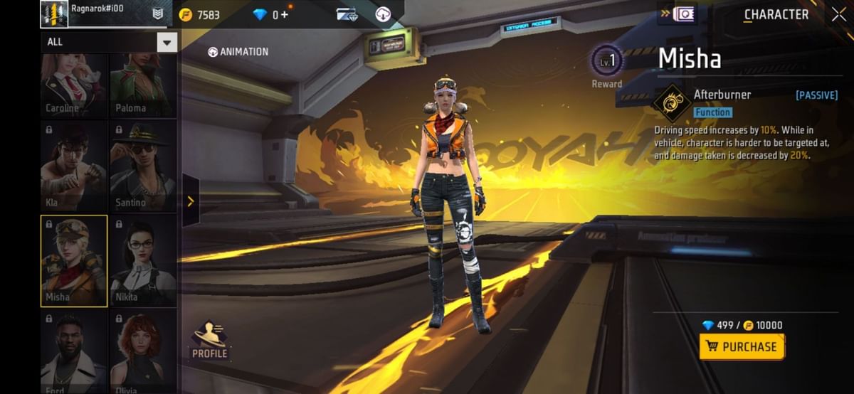 10 best Free Fire characters for Battle Royale mode