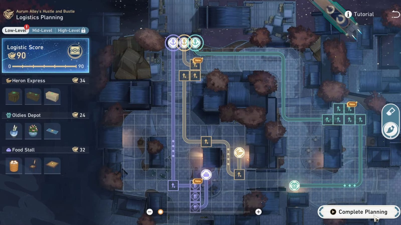 Honkai Star Rail Logistics Planning: Low-level score 45, 75, 90 guide