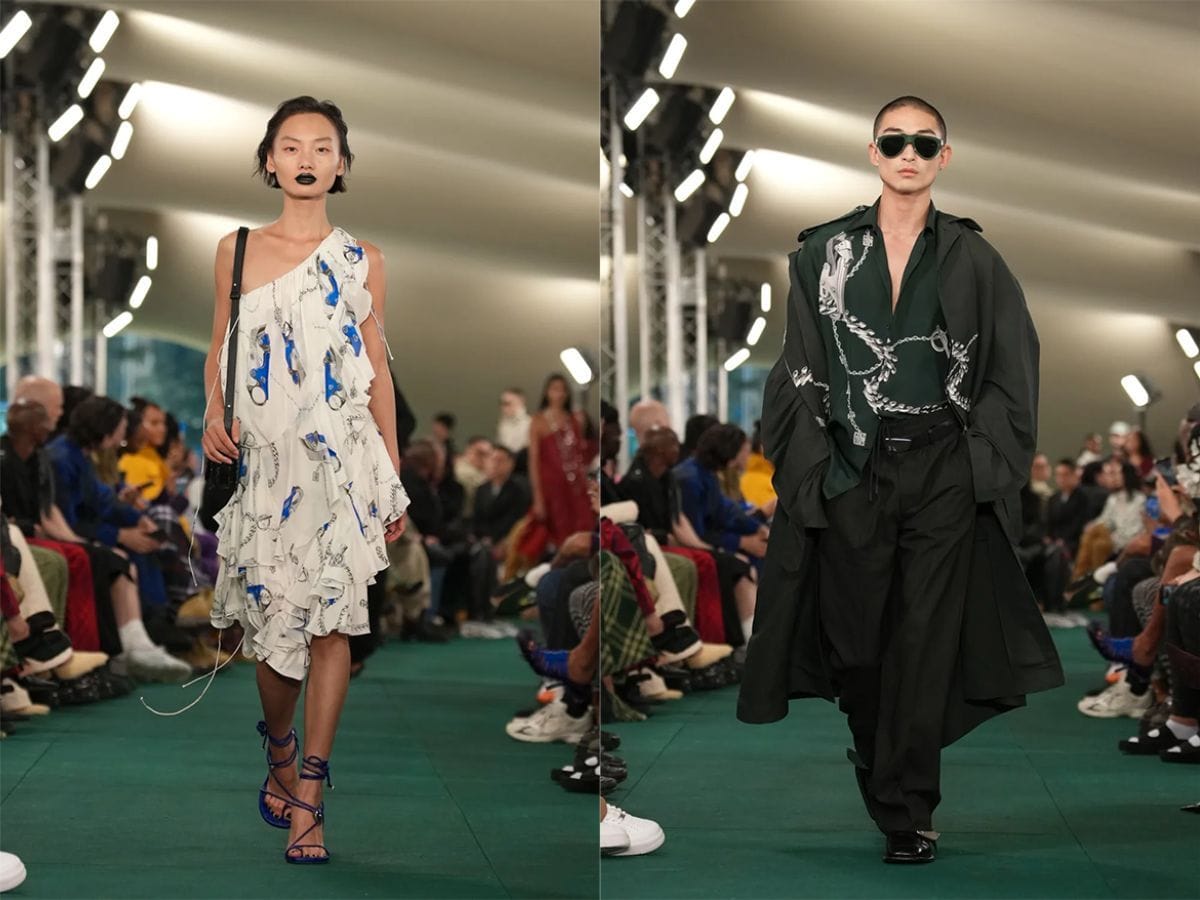 Fans criticize the Burberry SS24 runway show at London Fashion Week: “This collection is a hot mess”
