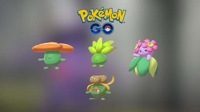 Pokemon GO Shiny Oddish, Shiny Gloom, Shiny Villeplume, Shiny Bellossom ...