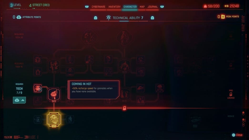 10 best Technical ability perks to get first in Cyberpunk 2077 Phantom ...