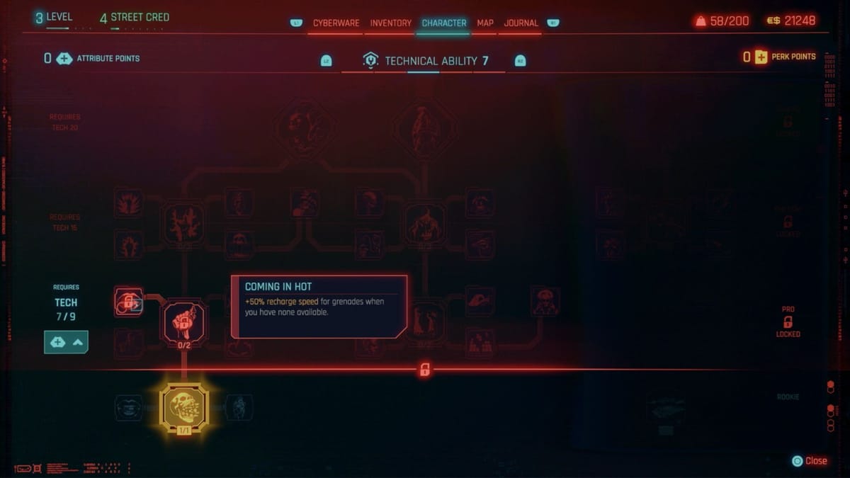 10 best Technical ability perks to get first in Cyberpunk 2077 Phantom ...