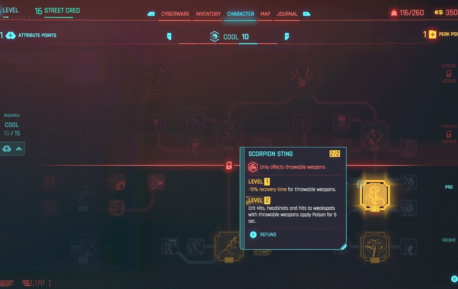 Cyberpunk 2077 Phantom Liberty: All Cool Perks and Attribute ...