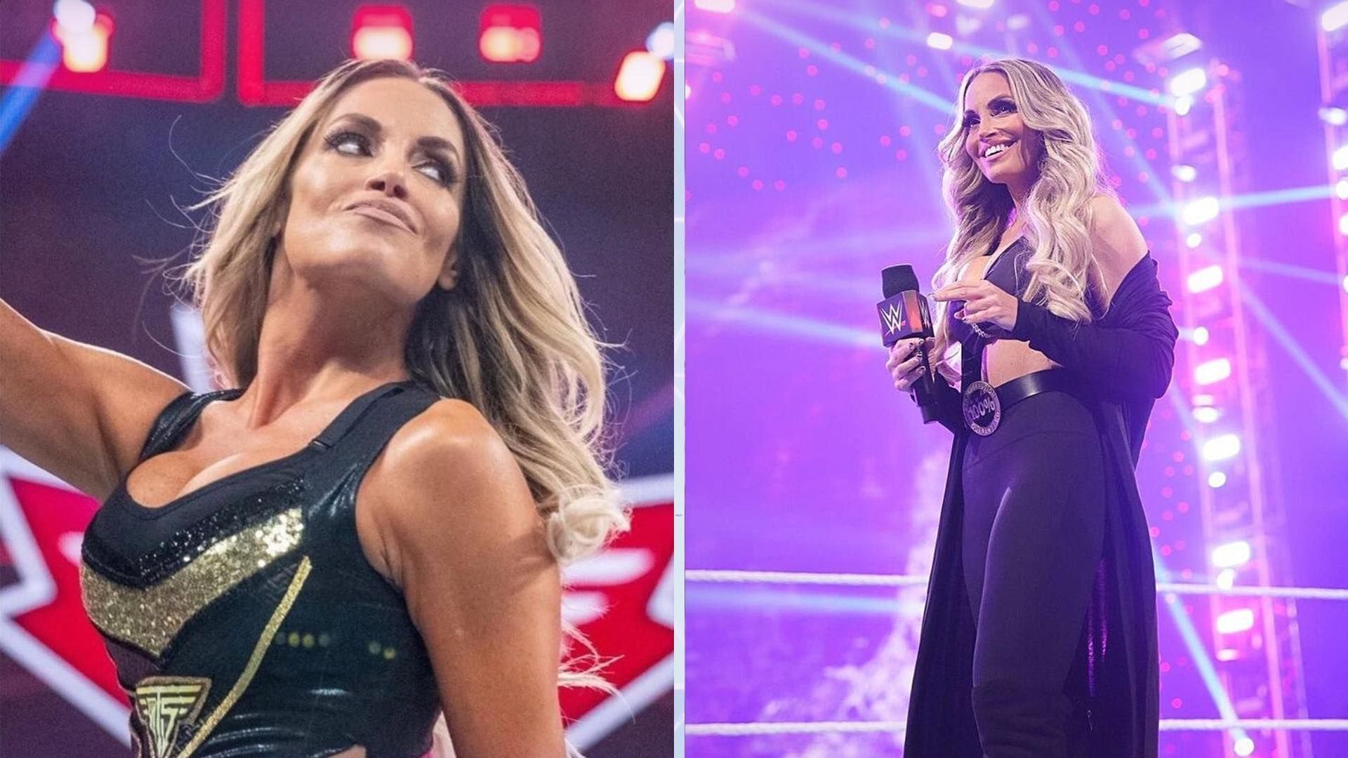 Current WWE champion pays tribute to Trish Stratus during major title match