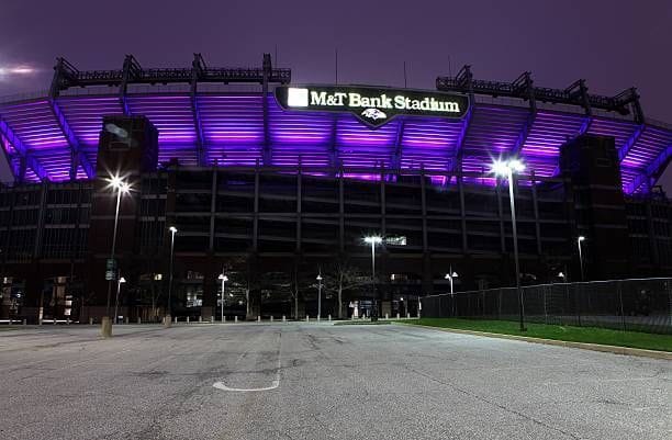 What is the capacity of M&T Bank Stadium?