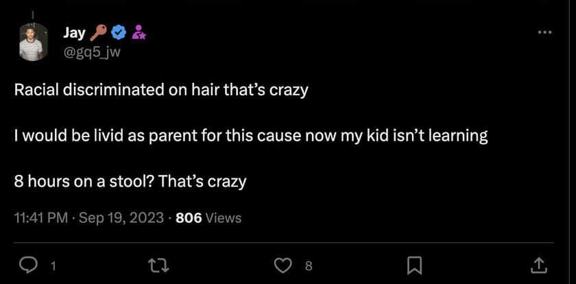 "8 hours on a stool?": Darryl George controversy sparks outrage online ...