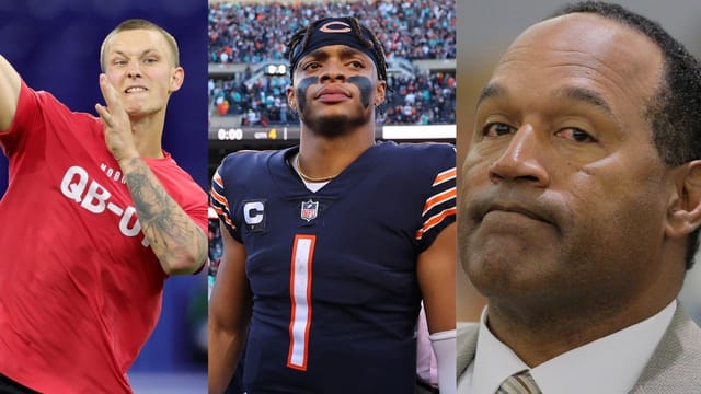 O.J. Simpson predicts Justin Fields will lose Bears QB1 job to Tyson ...