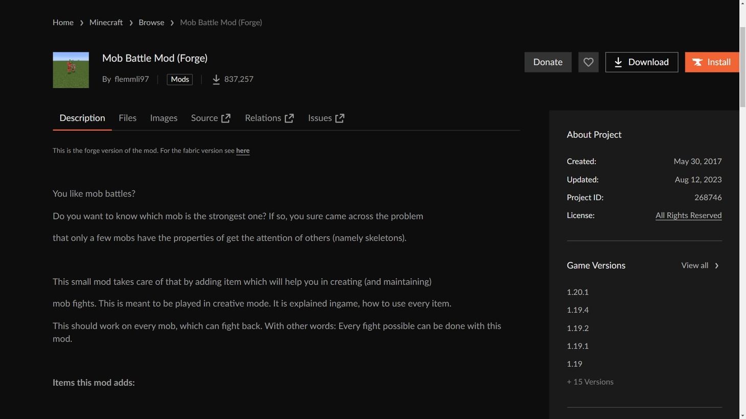 How to make mobs fight each other in Minecraft?