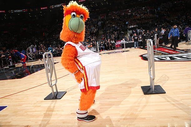 Who is the Miami Heat's mascot, Burnie?