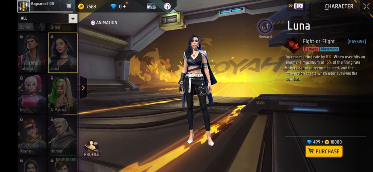 10 best Free Fire characters for Battle Royale mode