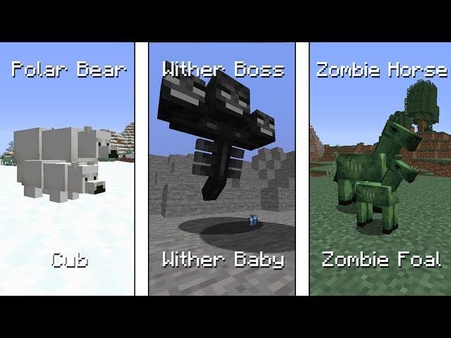 List of baby mobs in Minecraft (2023)
