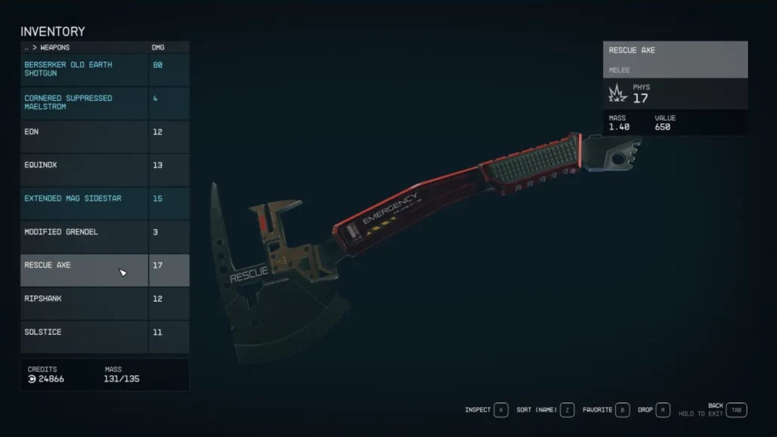 10 best Starfield beginner weapons