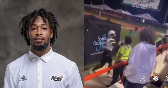 "Shows how indisciplined he is" - WR Jacob Freeman punching a security ...