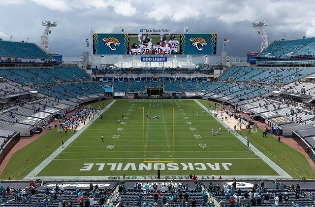 What is the capacity of TIAA Bank Field Stadium?