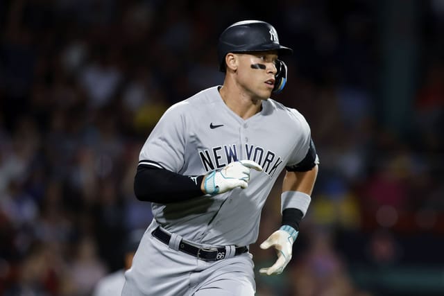 Yankees MVP Aaron Judge reflects on donning the iconic pinstripes in epic rivalry at Fenway ...