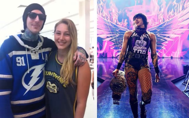 Who inspired Rhea Ripley's dark-haired look and signature style? Know ...