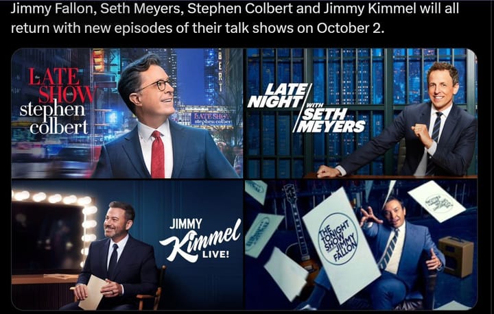 "It was peaceful while they were gone"- Fans not thrilled with Jimmy Fallon, Seth Meyers ...