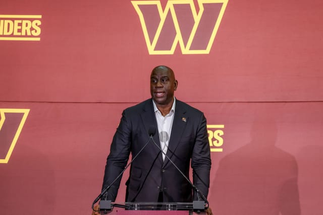 How much of Commanders does Magic Johnson own? Looking at NBA legend's ...