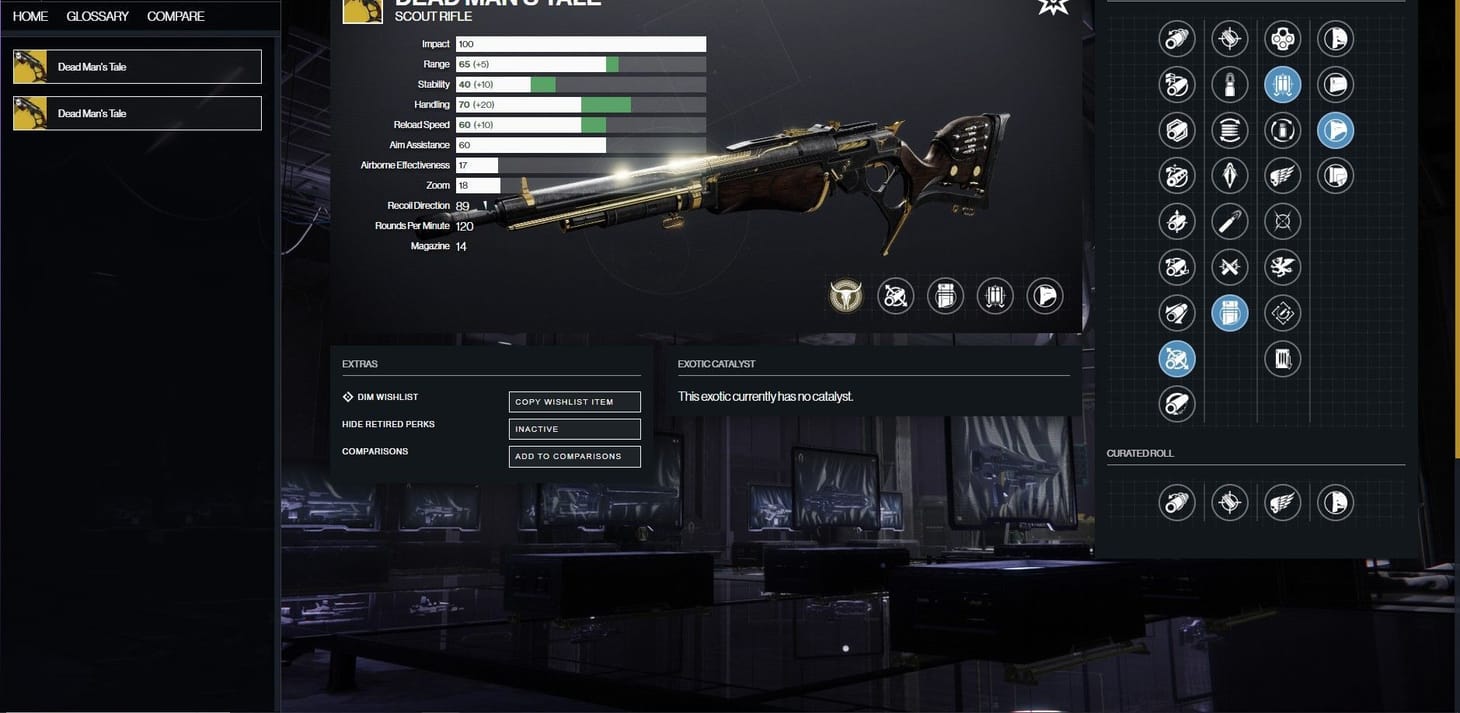 Destiny 2 Dead Man's Tale god rolls, drop locations, and more